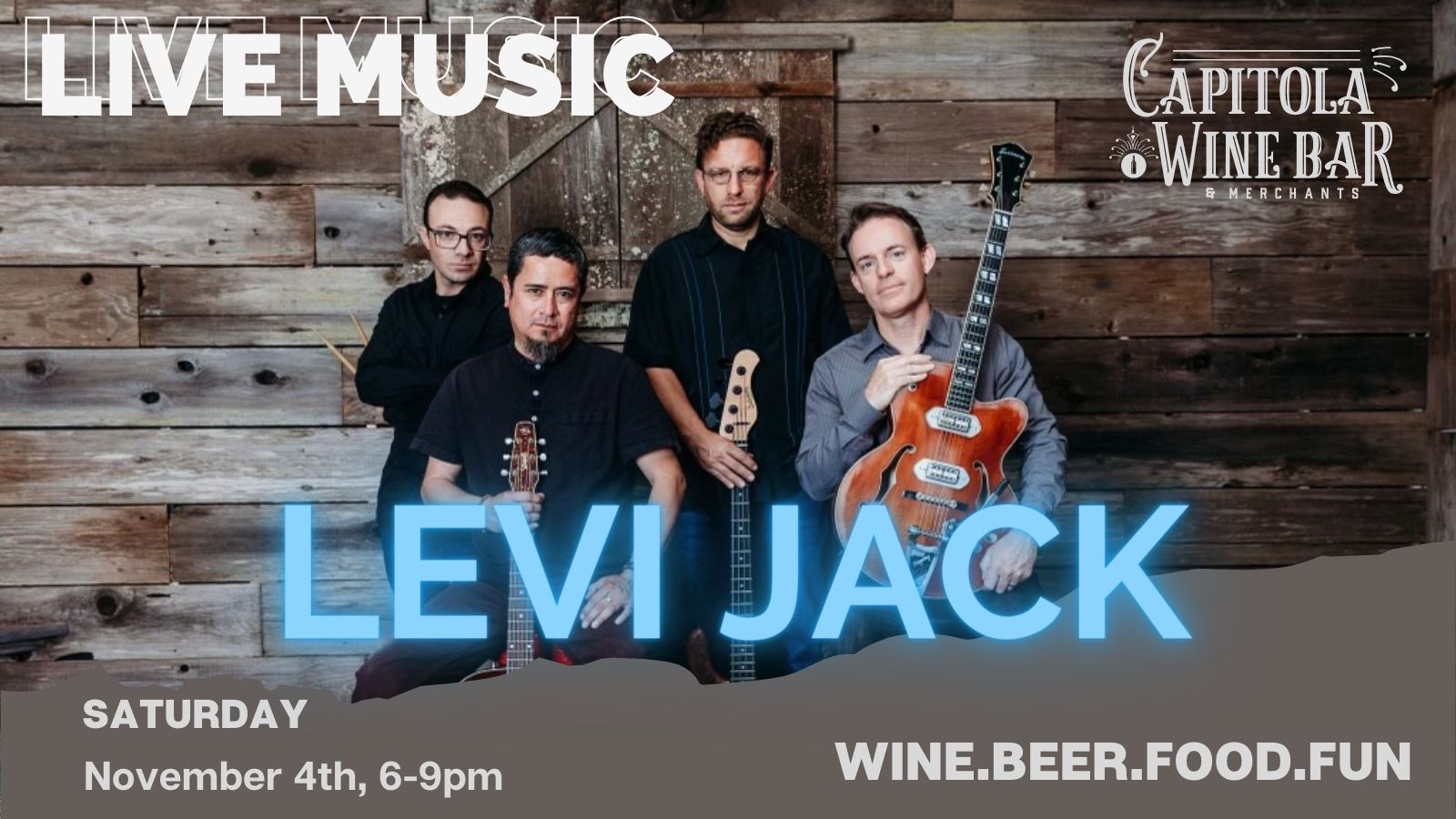 Live Music with the Levi Jack - Capitola Village